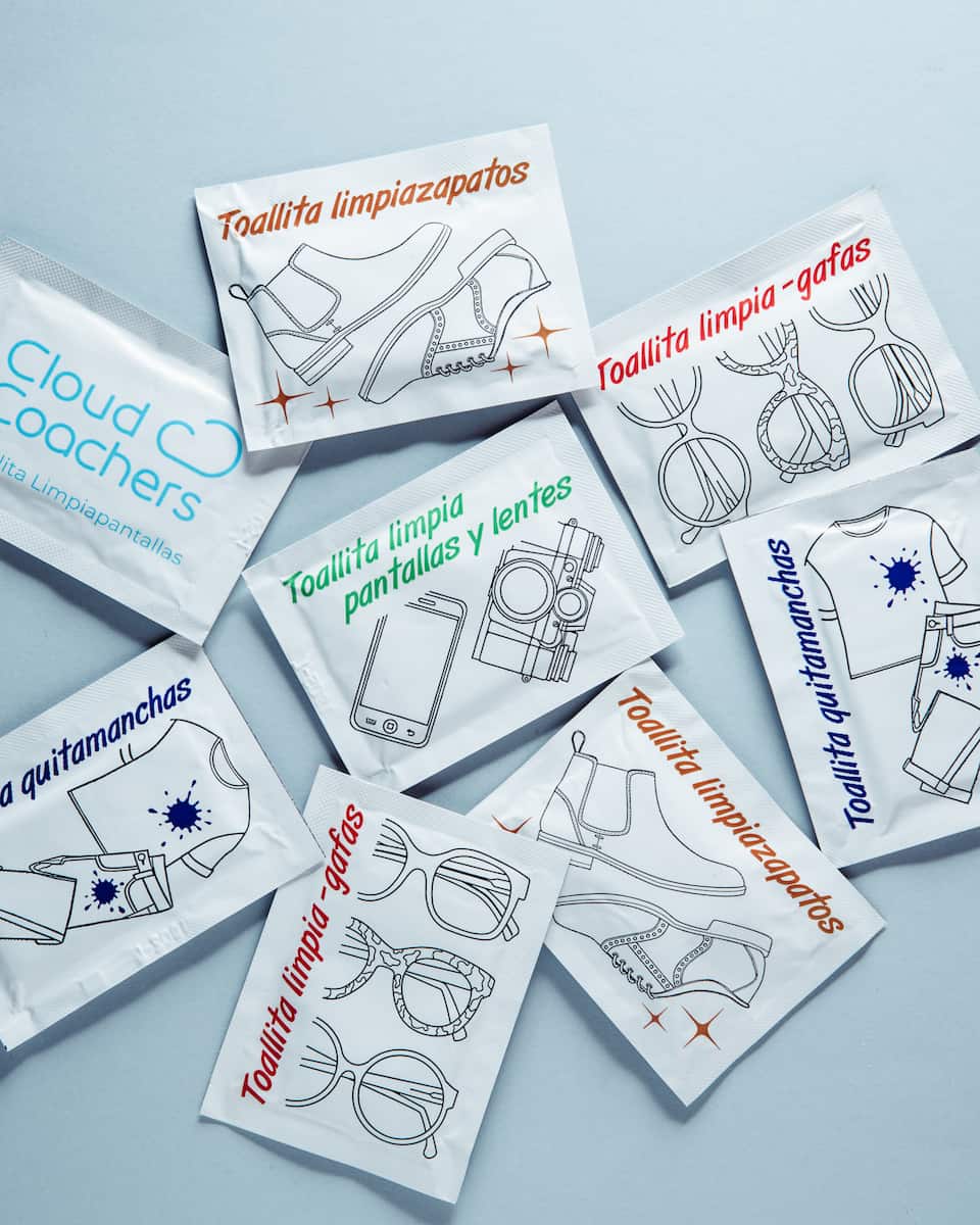 Toallitas y sachets monodosis personalizados - Limoncol